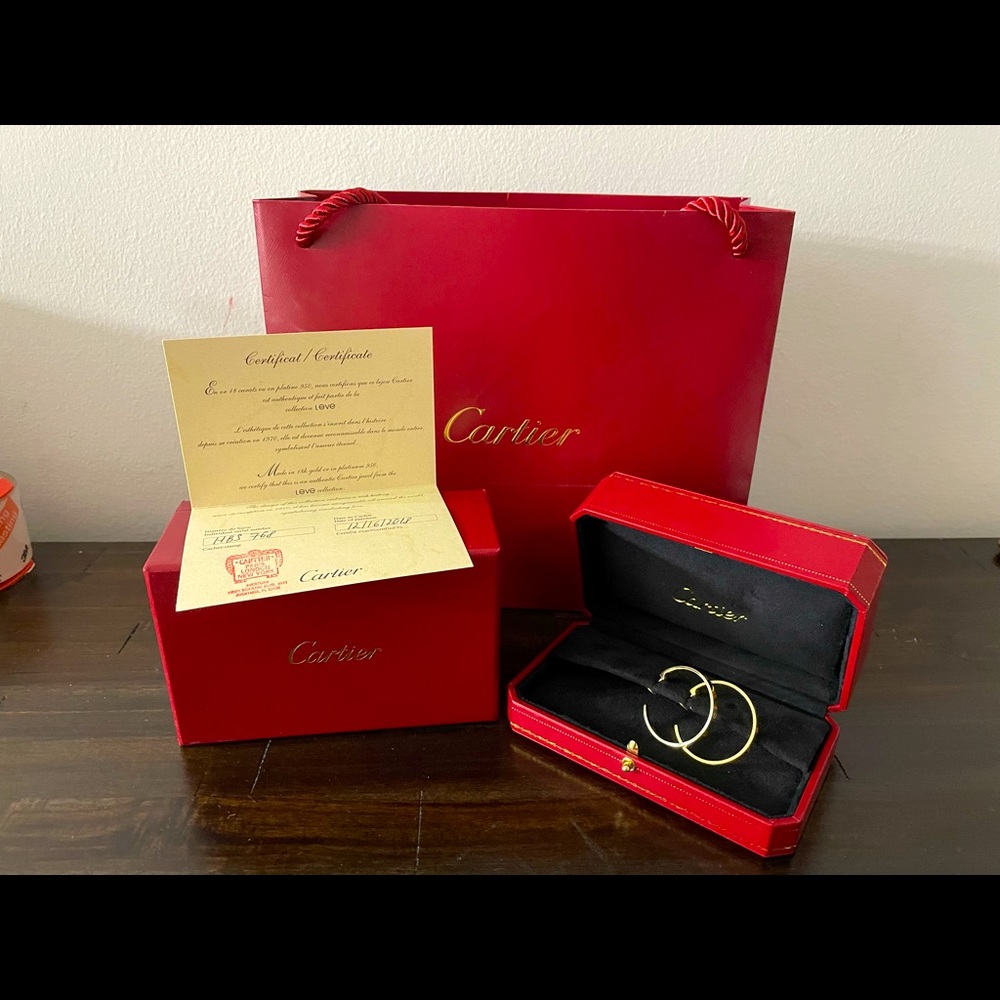 Cartier Love Hoops - Gem